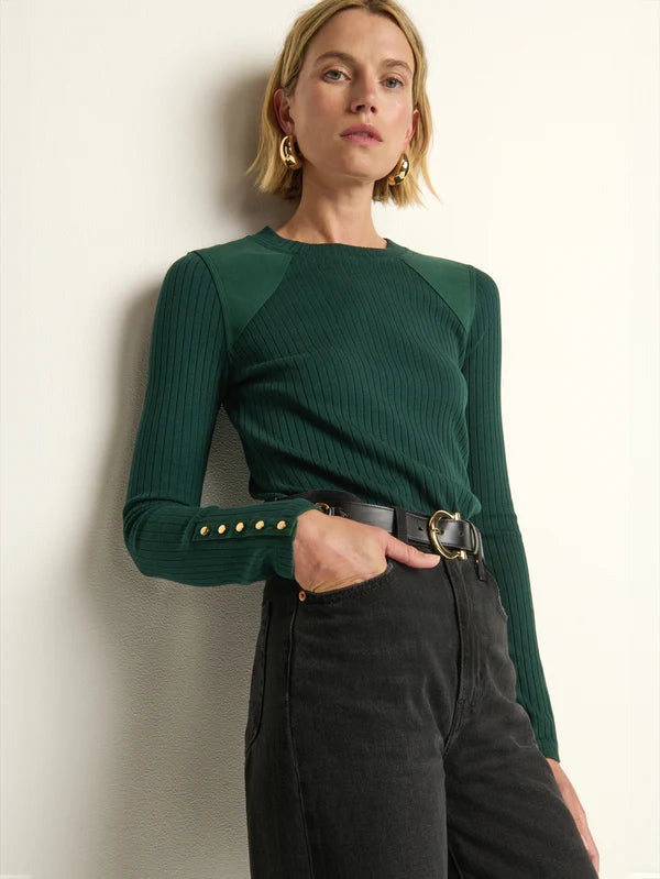 Maxine Long Sleeve - Pine – Monkee's of Peachtree Battle